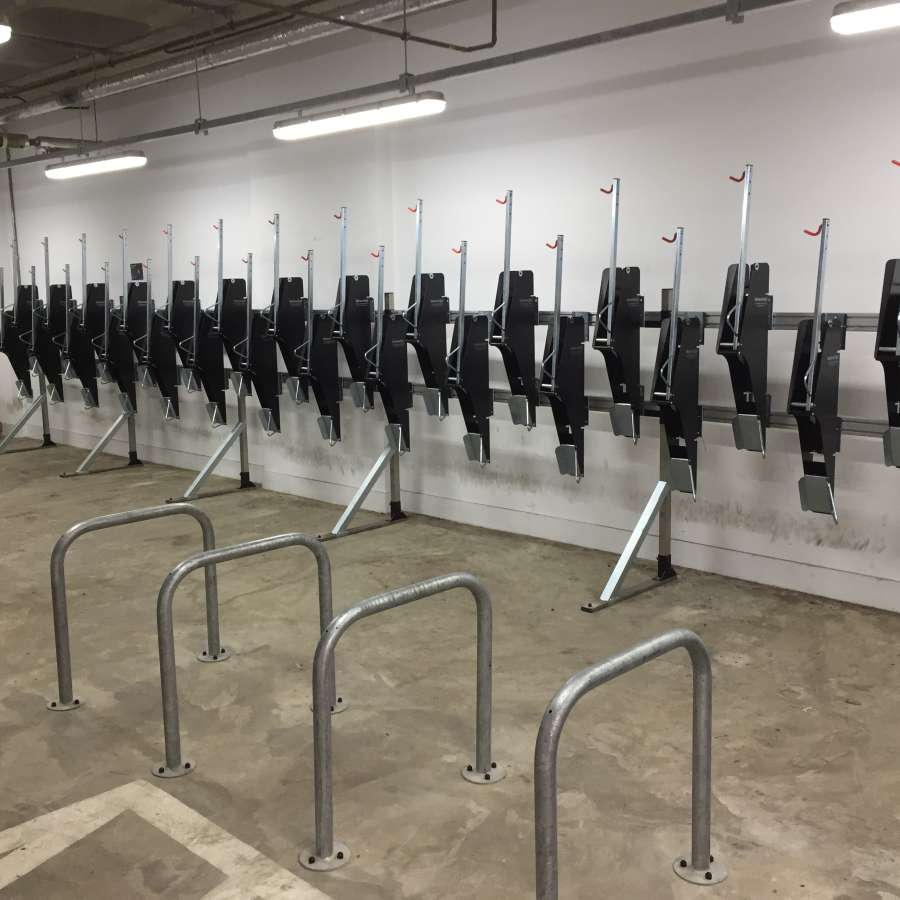 University of Edinburgh Receives Ingenious Vertical Cycle Stands ...