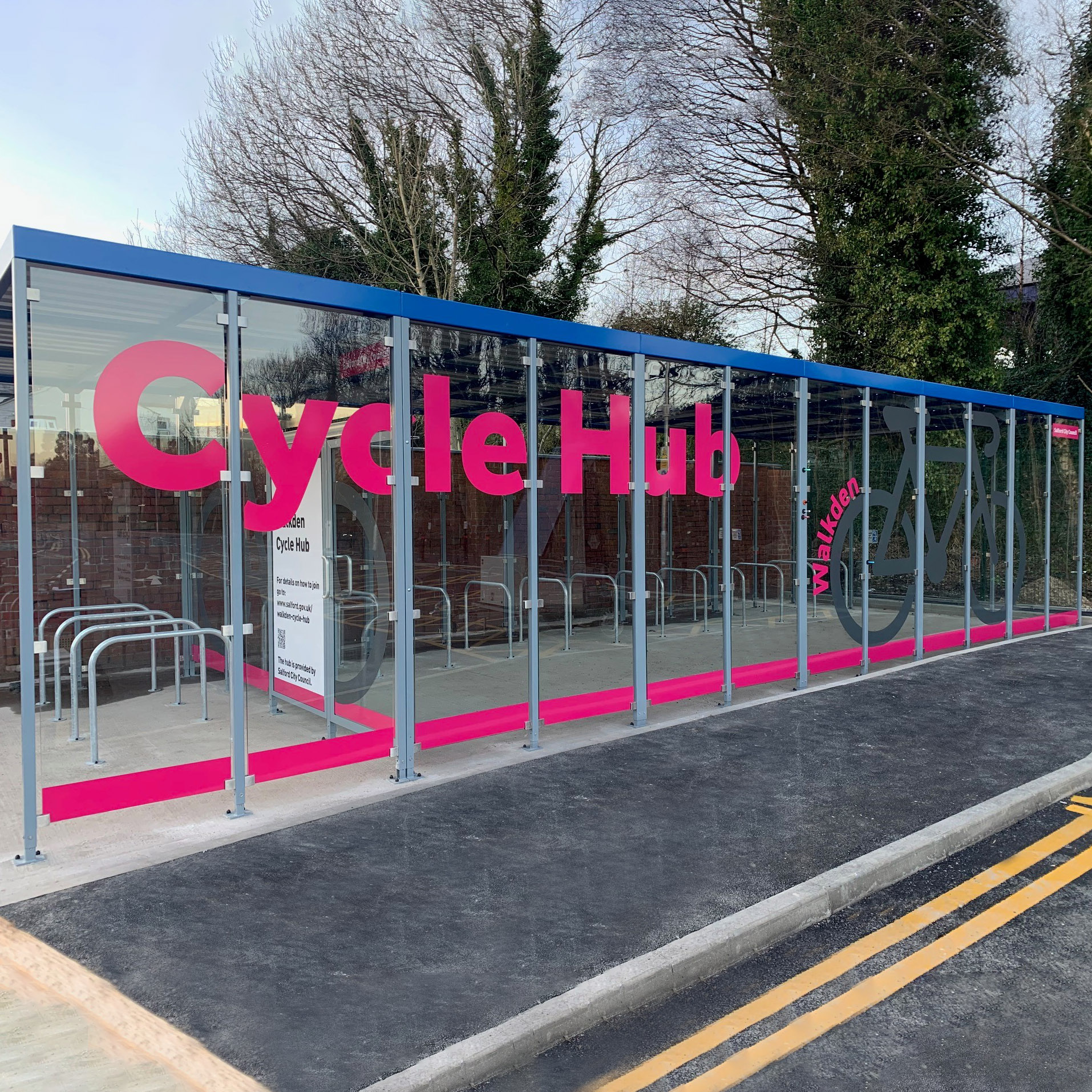 Walkden Station Park and Ride Receives Bespoke Falco Cycle Hub Complete ...